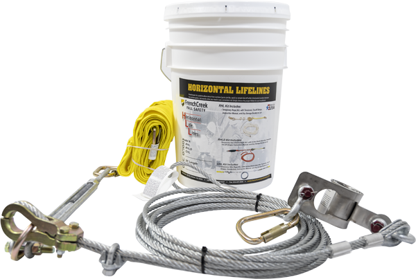 CHL-30 - Temporary Steel Cable Horizontal Lifeline System - 30 FT ...